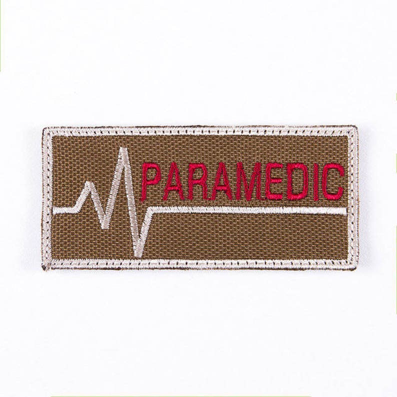 Embroidered PATCH paramedic - Etsy