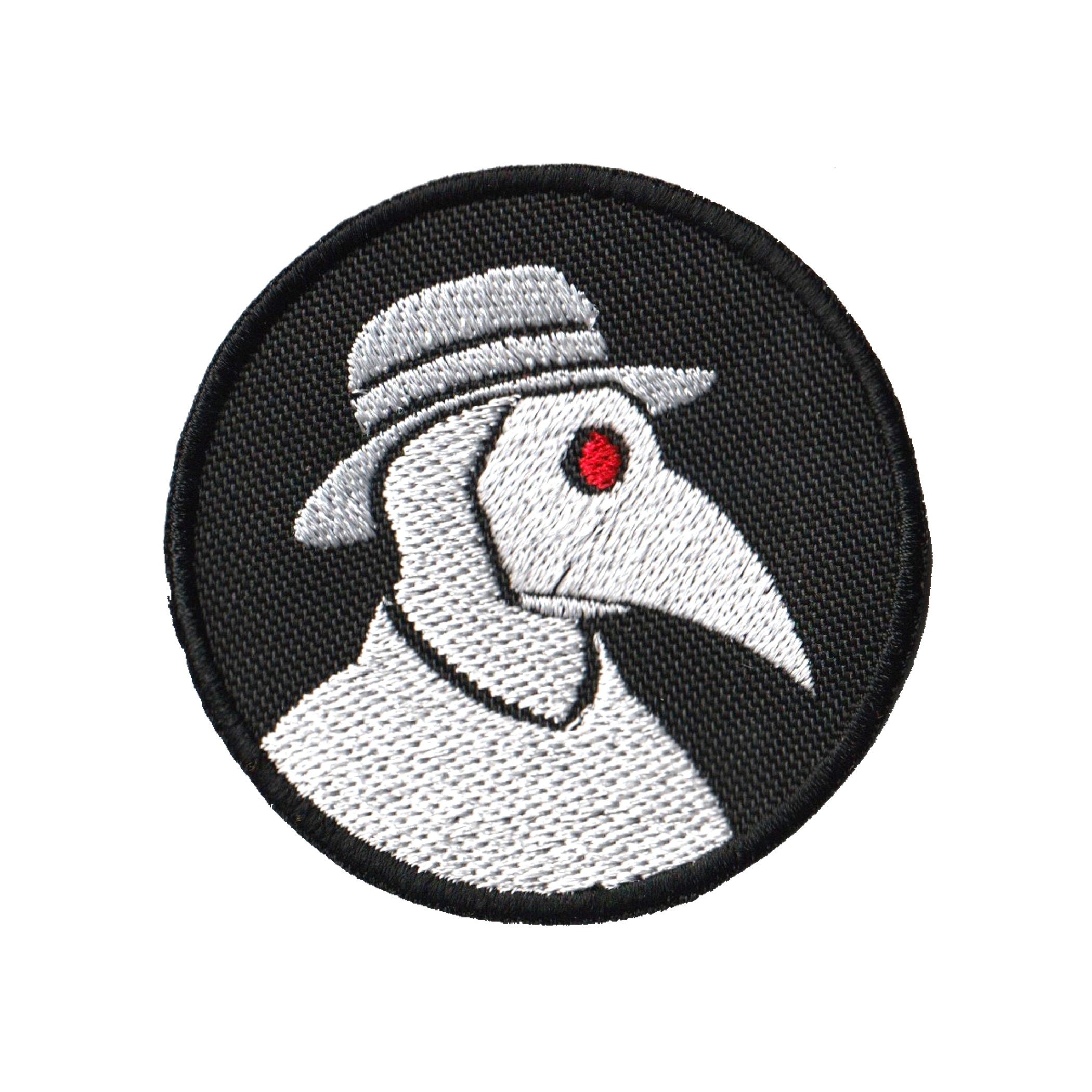 Embroidered PATCH plague Doctor With Hook and Loop - Etsy