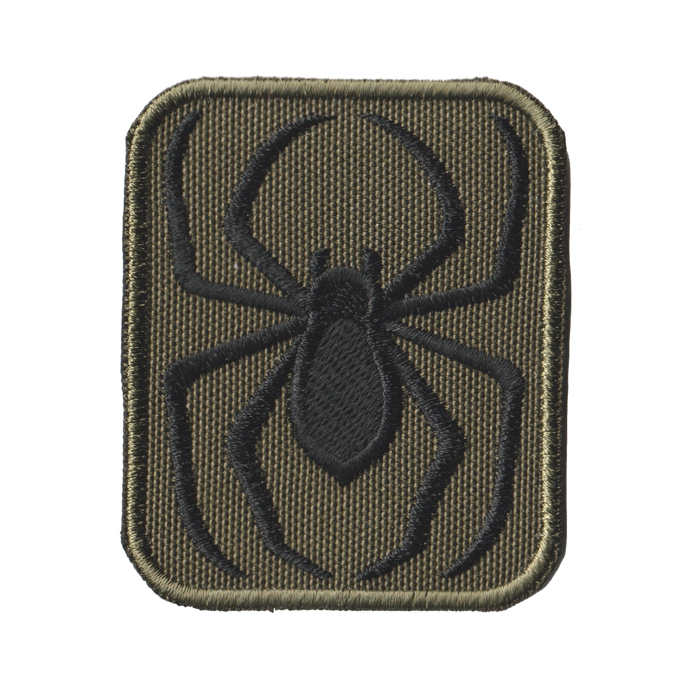 Embroidered PATCH spider With Hook and Loop - Etsy