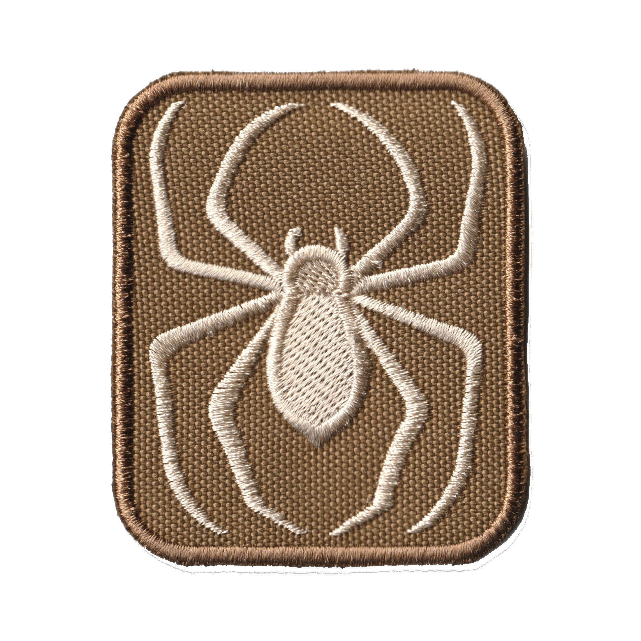 Embroidered PATCH spider With Hook and Loop - Etsy