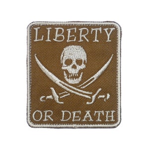 Embroidered PATCH "calico Jack" With Hook and Loop Fasteners or Sew-on ...