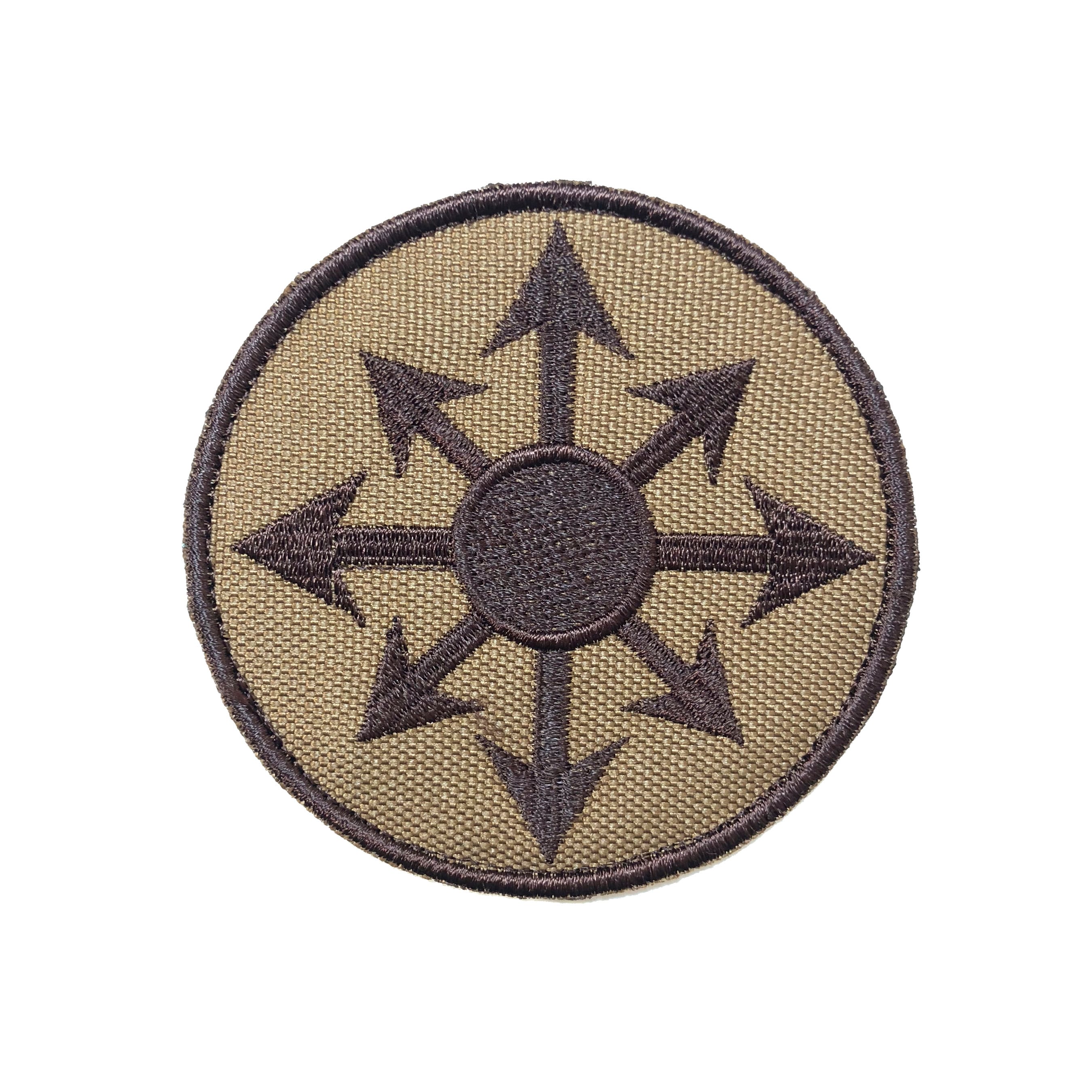 Embroidered Patch "star of Chaos" With Hook and Loop Fasteners or Sew ...