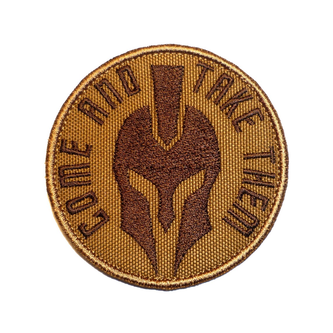 Embroidered PATCH spartan Helmet With Hook and - Etsy