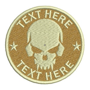 Embroidered Custom Patches 3" X 3" With Hook and Loop Fasteners or SEW ...