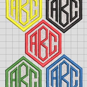 Custom Embroidered Name Initial Monogram Patch With Hook and Loop ...