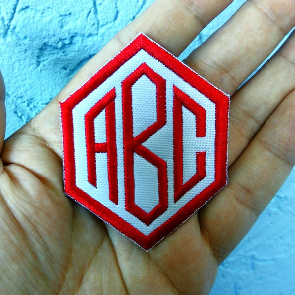 Monogram Patch - Etsy