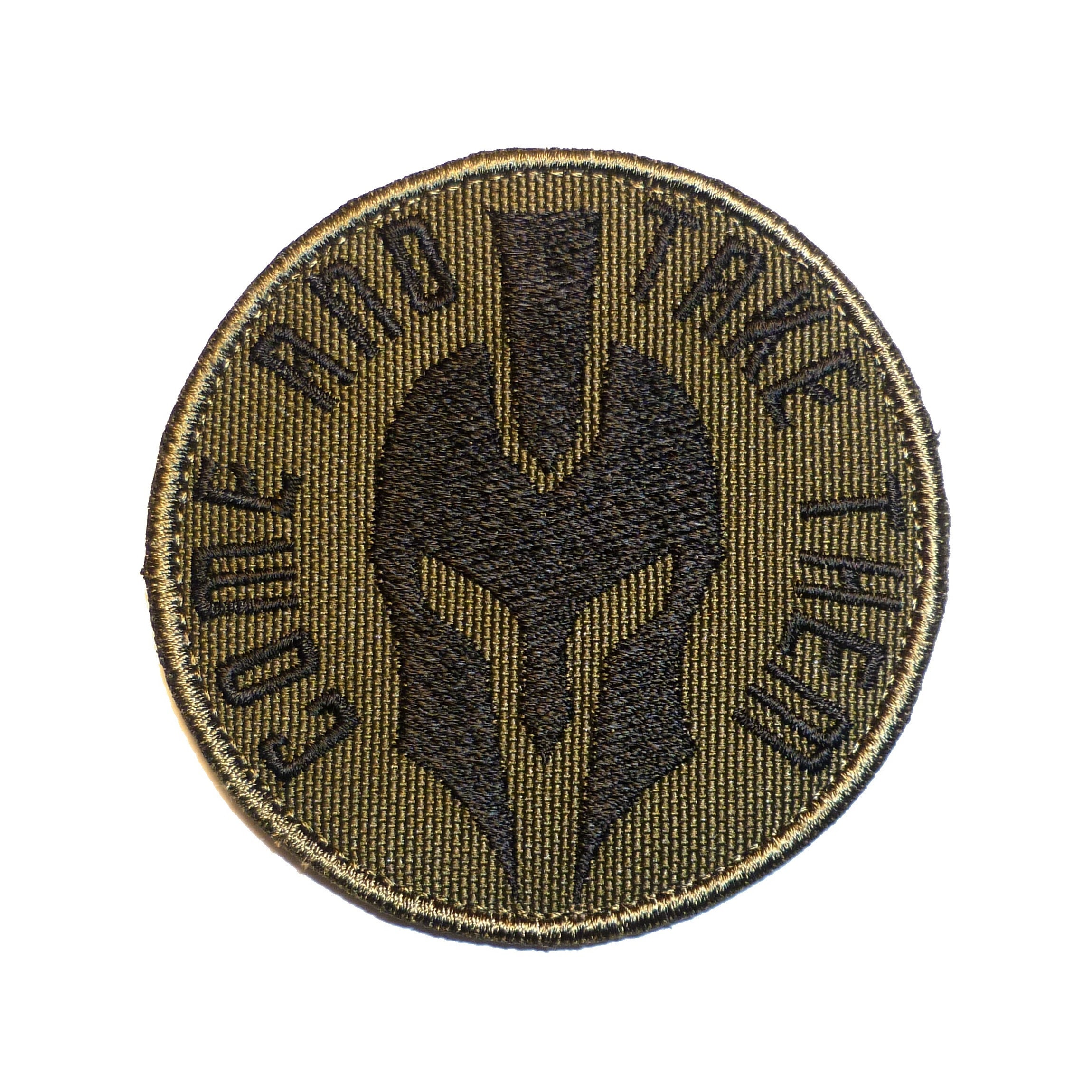 Embroidered PATCH spartan Helmet With Hook and - Etsy