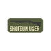 Embroidered Patch shotgun User With Hook and Loop Fasteners or SEW ON ...