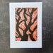 Autumn Tree Linocut Print, Tree Linocut Print, Fall Leaf Print ...