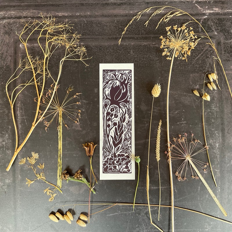 Botanical Bookmark - Etsy