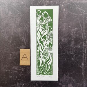 Wild Grasses Mini Print, Wild Grasses Linocut Print, Wild Grasses ...