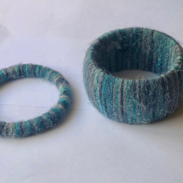 Wool Bracelet - Etsy