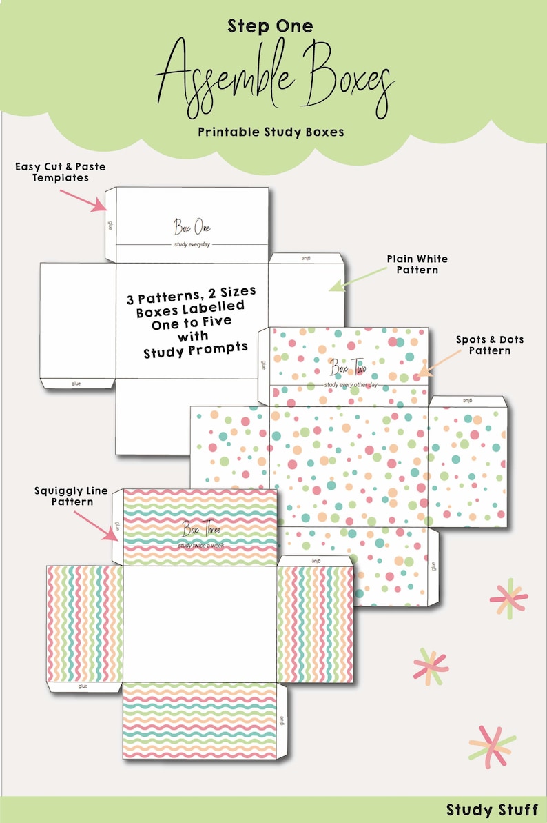 Study Boxes | Spaced Repetition Learning With Printable Index Cards ...