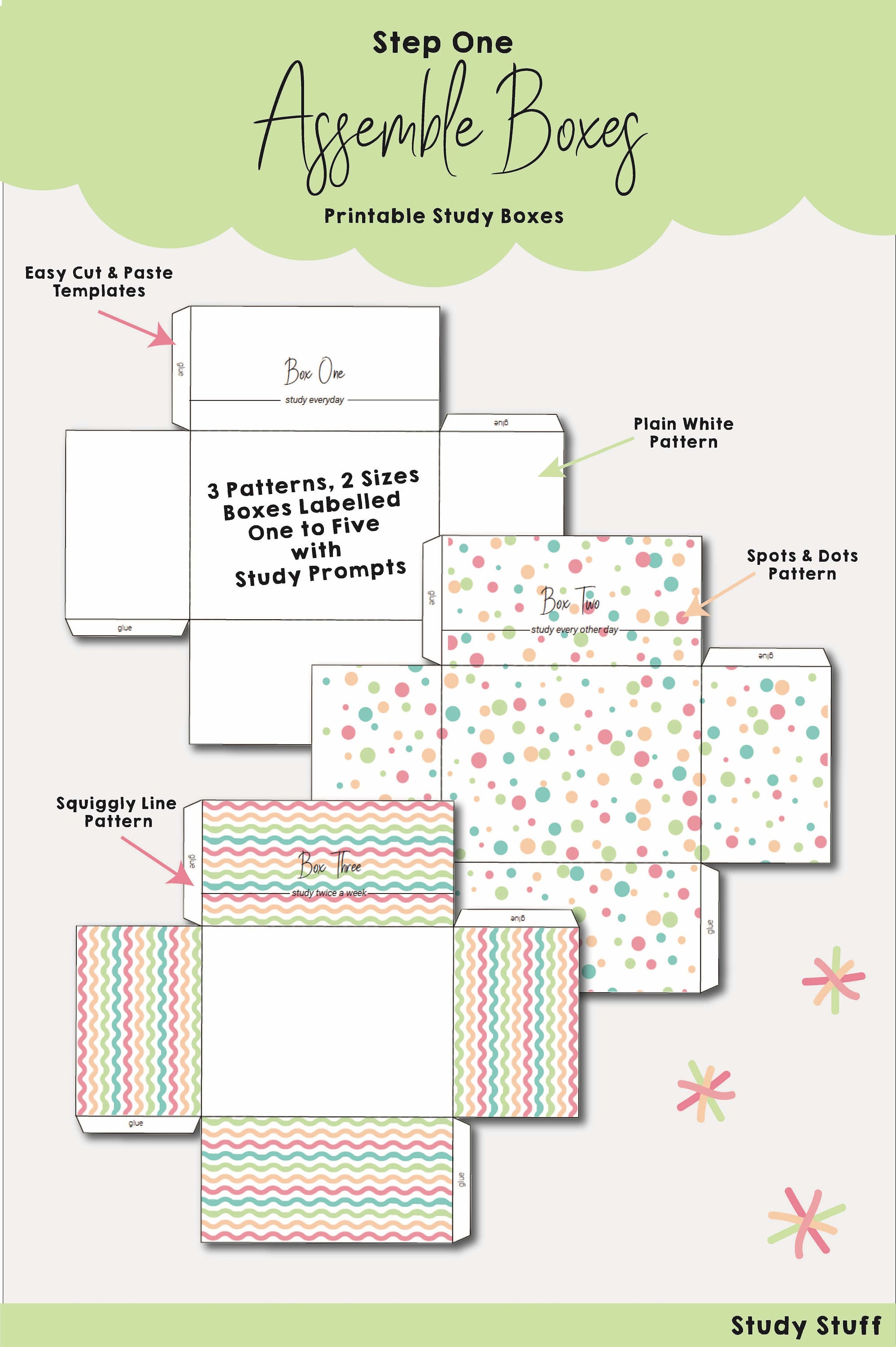 Study Boxes | Spaced Repetition Learning With Printable Index Cards ...