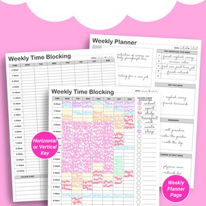 Student Time Management Printable Planner | Study Planning | Time ...
