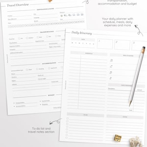 Travel Planner Kit Vacation Planner Holidays Trip Planner - Etsy