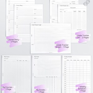 School Starter Kit Student Planner Weekly Schedule Grade - Etsy