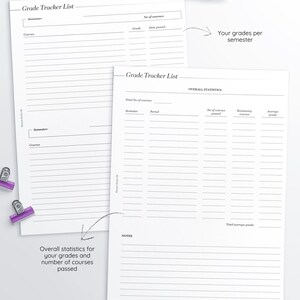 School Starter Kit Student Planner Weekly Schedule Grade - Etsy