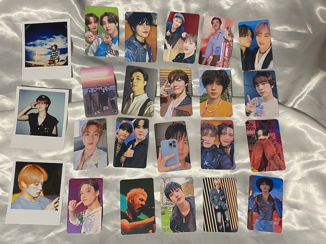 STRAY KIDS, Ateez and BTS Photocard Polaroids Skzoo Skz Army Stay Atiny ...