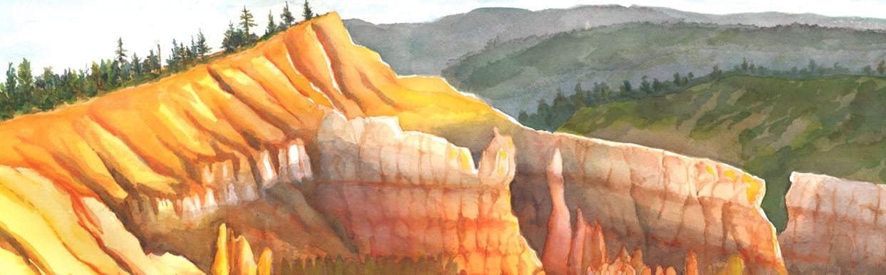 Sunrise Point of the Bryce National Park, Original Painting - Etsy