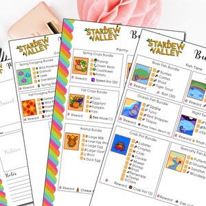 Stardew Valley Checklist Craft Room Community Center Items - Etsy Canada