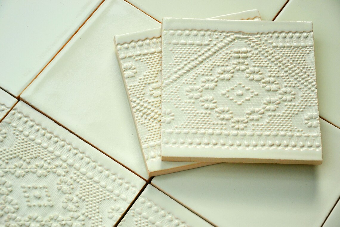 TILES - EMBROIDERED - Etsy