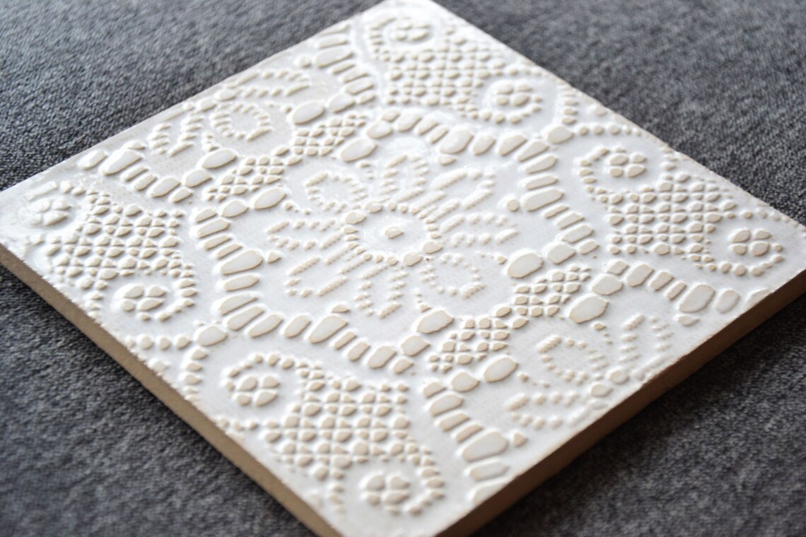 DECORATIVE TILES - LACE 1 - Etsy