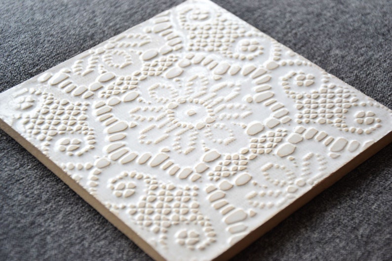 DECORATIVE TILES - LACE 1 - Etsy