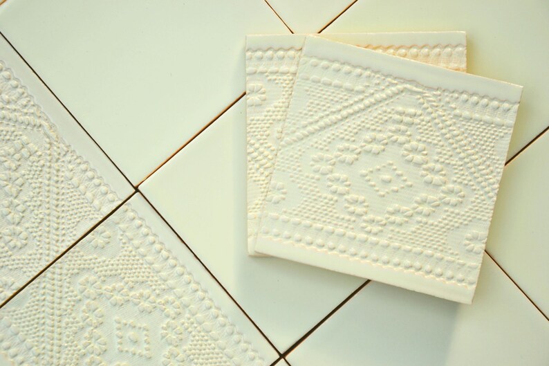 TILES - EMBROIDERED - Etsy