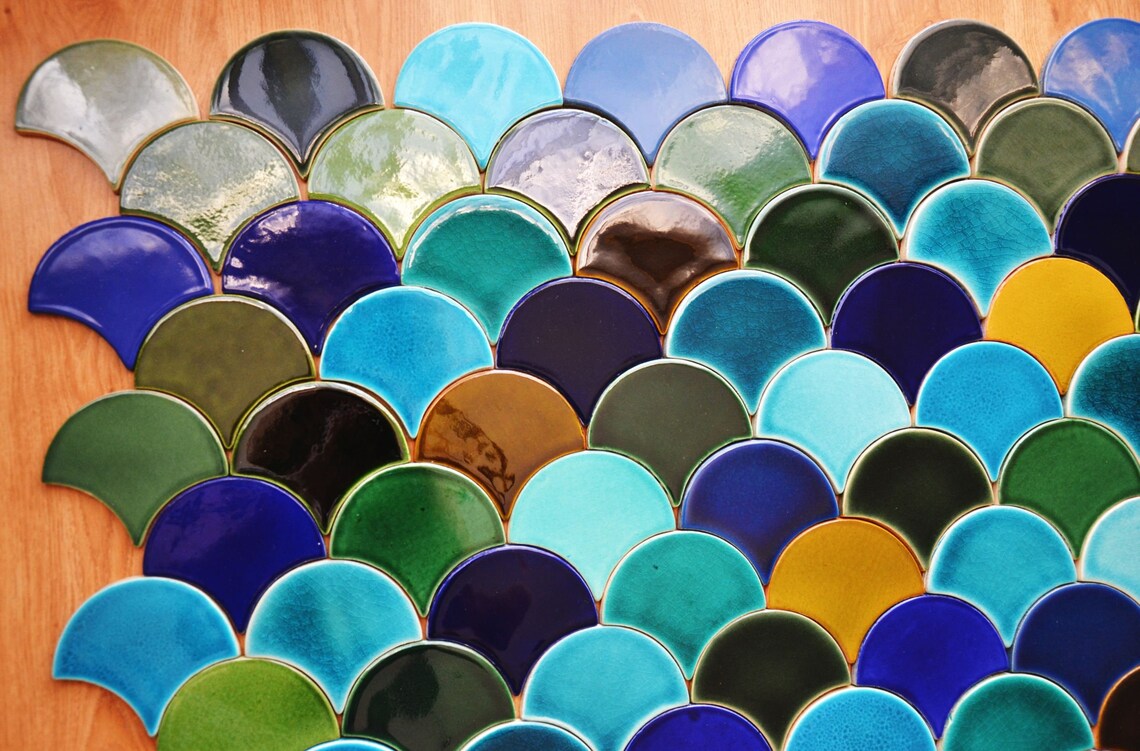TILES FISH SCALES 12 - Etsy