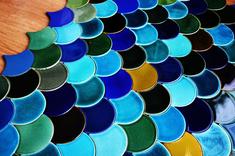 TILES FISH SCALES 12 - Etsy