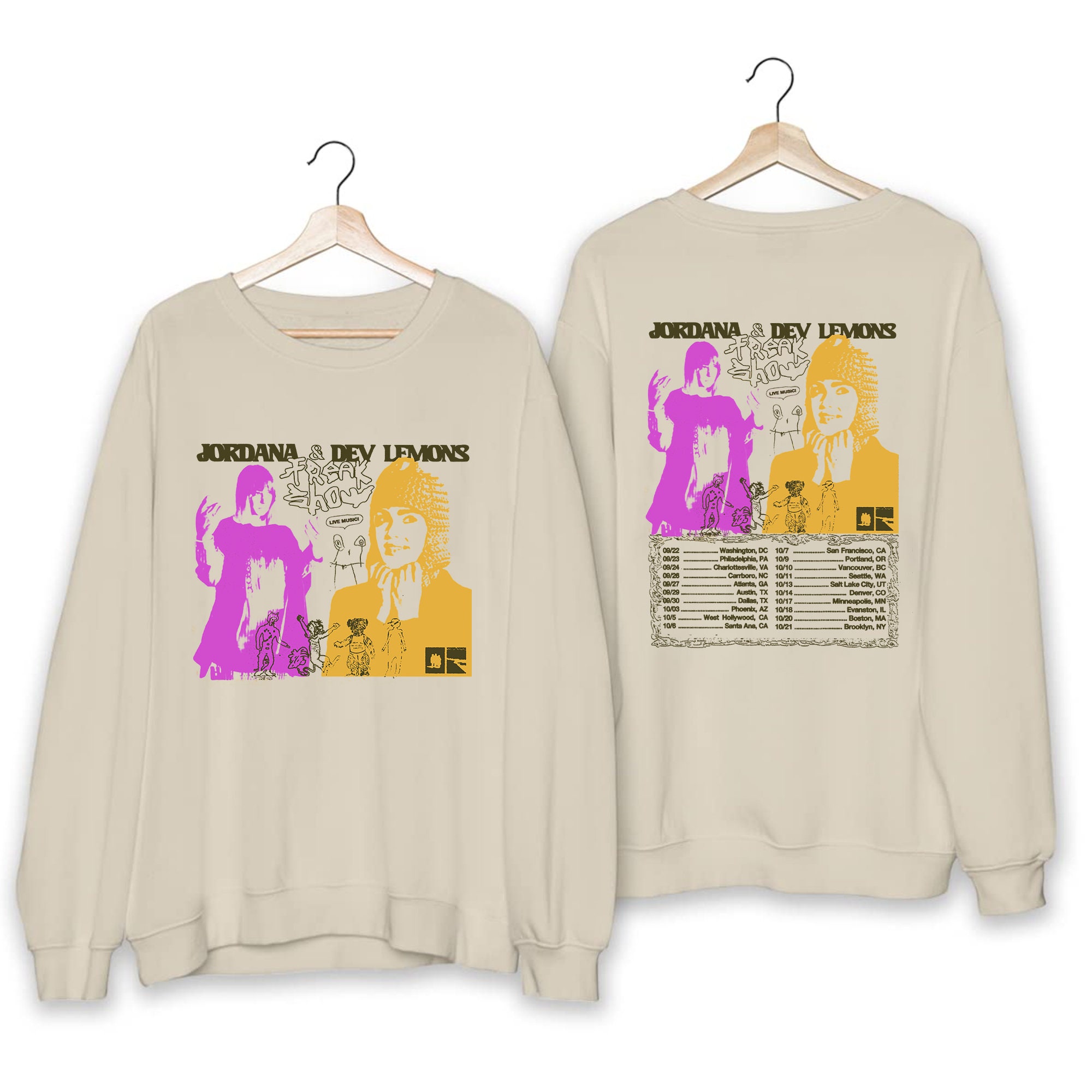 Jordana & Dev Lemons Freak Show Tour 2023 sold by sedryung hong | SKU ...