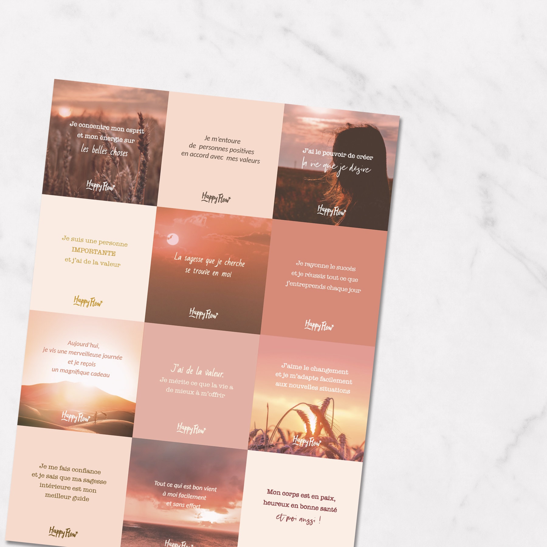 Positive Affirmations Card Game - Etsy