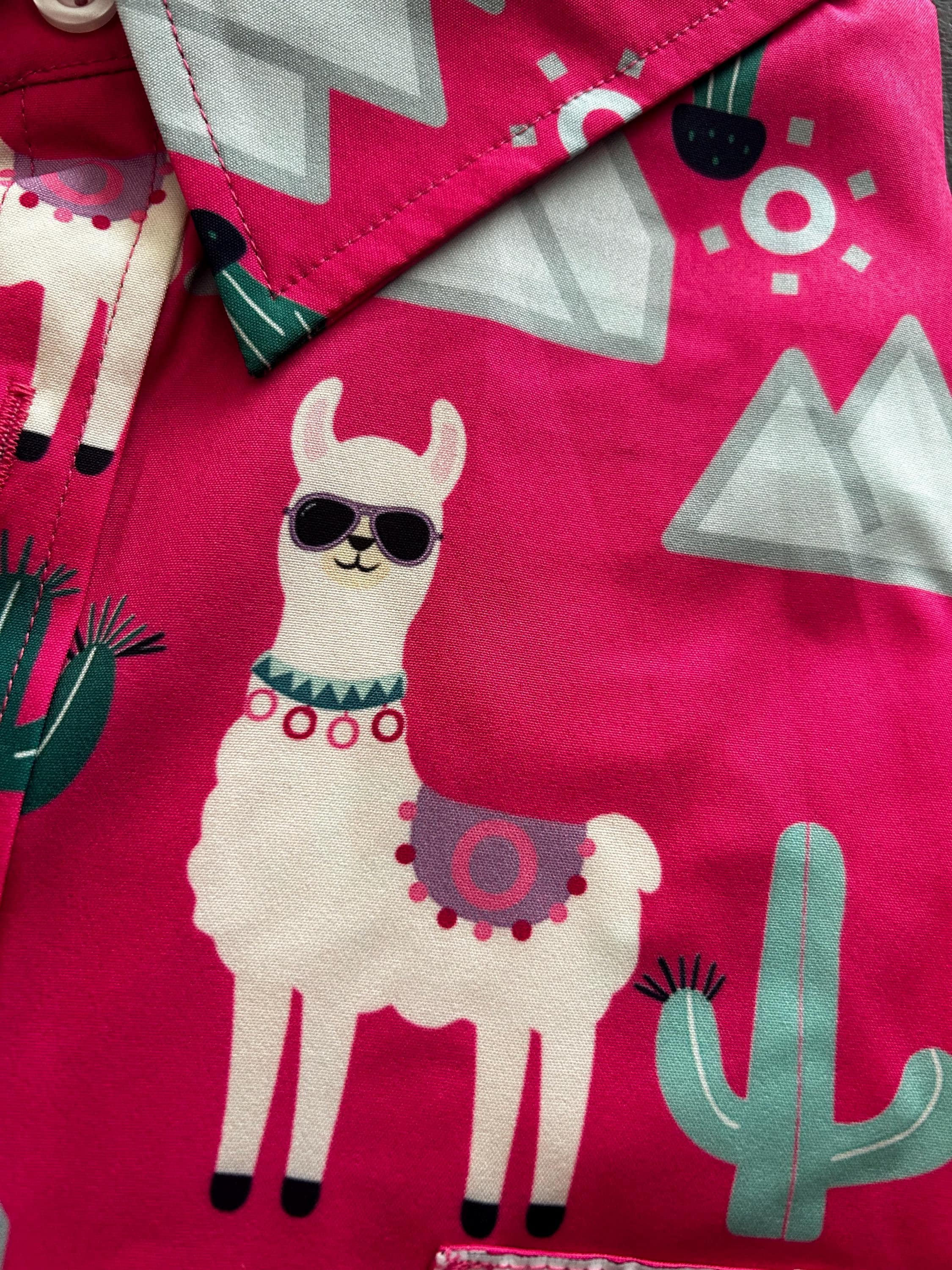 Phish Llama and Cactus Bright Colored Lightweight Button Down Shirt - Etsy