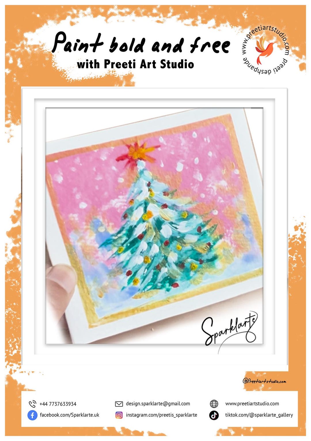 Christmas Tree Painting Tutorial | How to Paint | Downloadable PDF ...