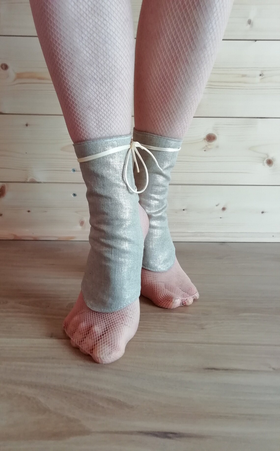 Guetre in Tissues, Color GOLD, for Cirque ON MEASURES( Boots of the ...