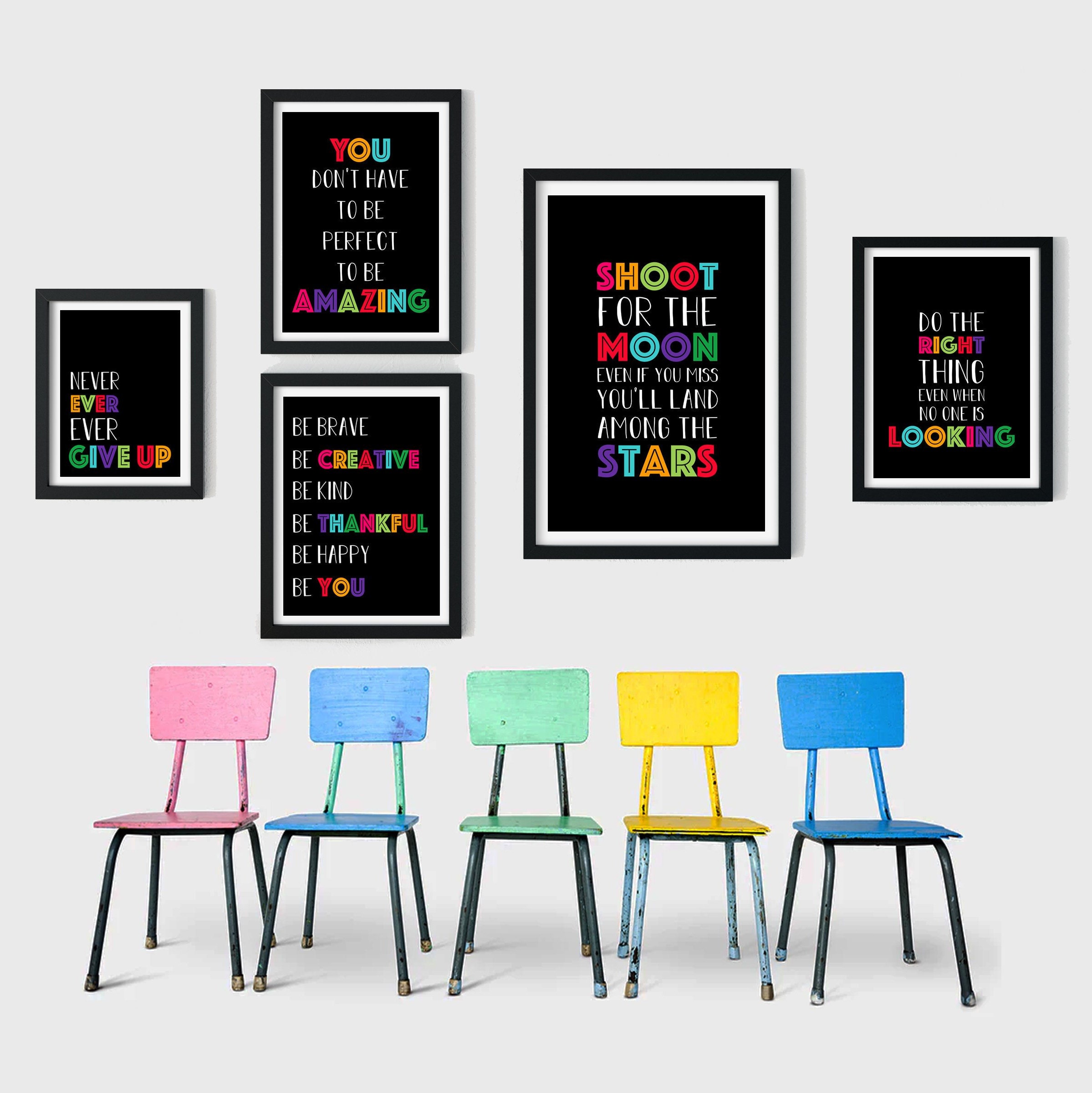 Teacher Poster Bundle Character Traits Motivational Inspiration ...