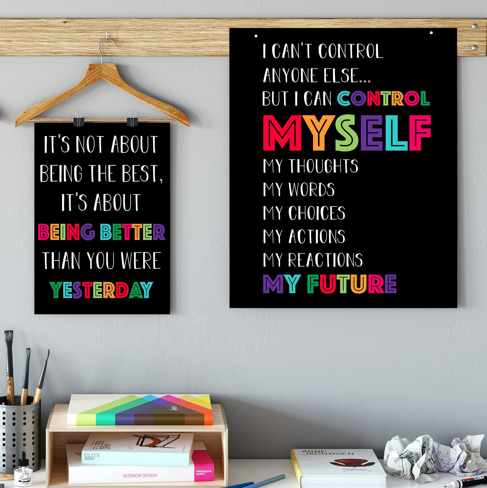 Teacher Poster Bundle Character Traits Motivational | Etsy