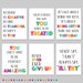 Teacher Poster Bundle Motivational Inspiration Classroom Decor Student ...