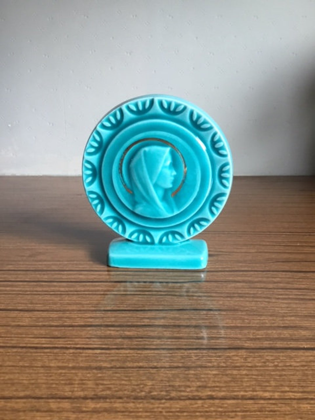 Vintage Religious Ceramics, Tabletop Ceramics, Virgin Mary Religious D ...