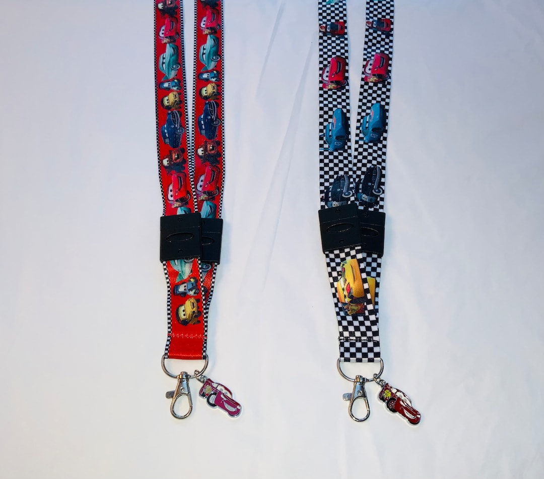 Inspired by Popular Film CARS Character Themed LANYARD With 3 - Etsy