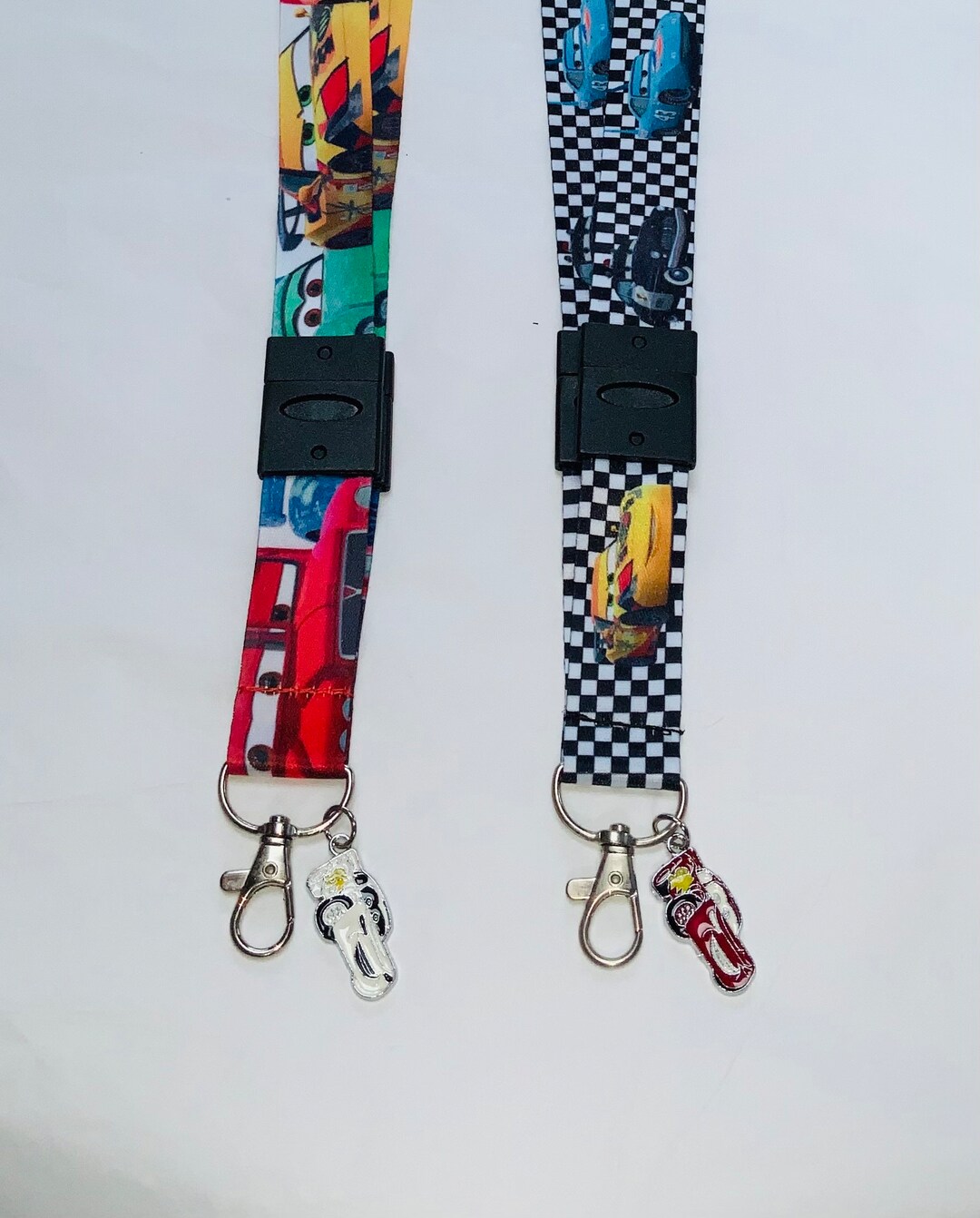 Inspired by Popular Film CARS Character Themed LANYARD With 3 Safety ...