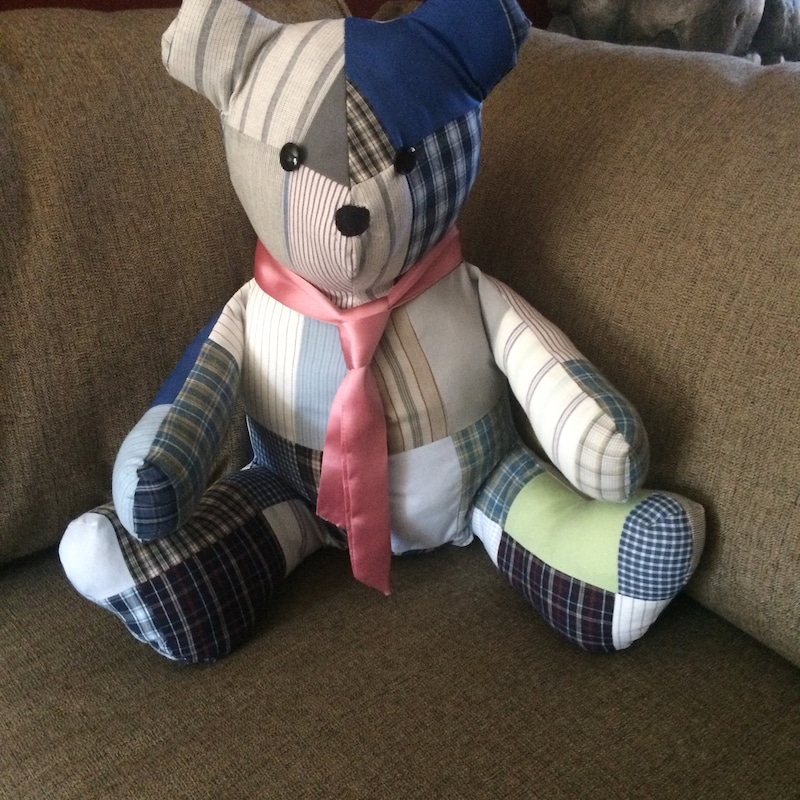Patchwork Bear - Etsy