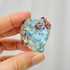 285g Larimar Stone Rough Lot, Raw Crystal Rocks, Dominican Republic Gem ...