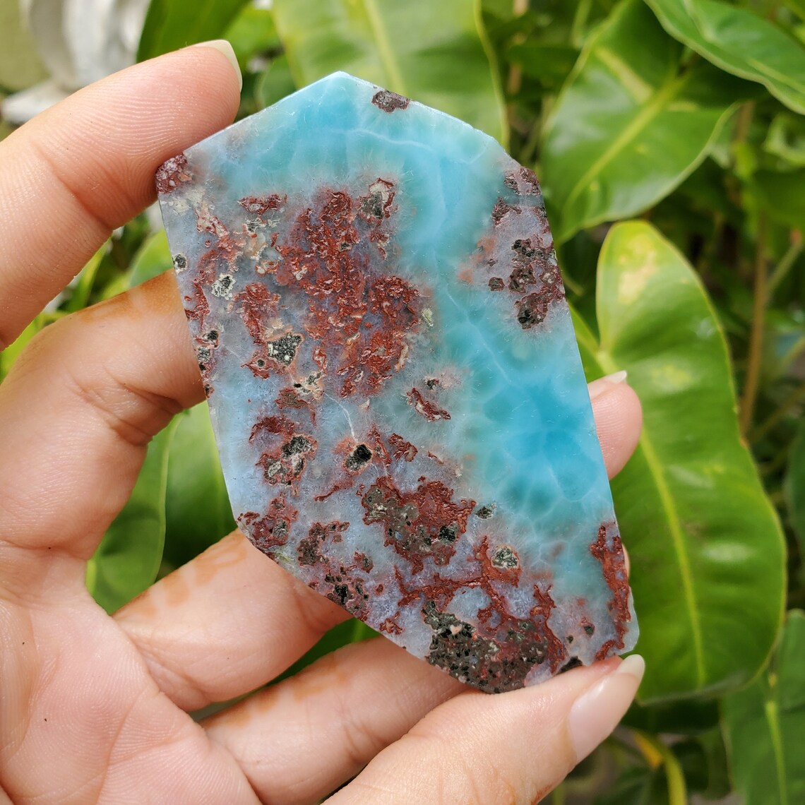 300g LARIMAR SLABS SET Larimar Crystal Larimar Stone | Etsy