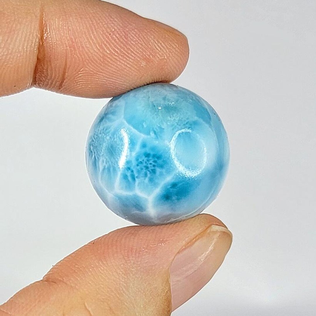 14G AAA Small Larimar Sphere, High Quality Crystal Sphere, Crystal ...