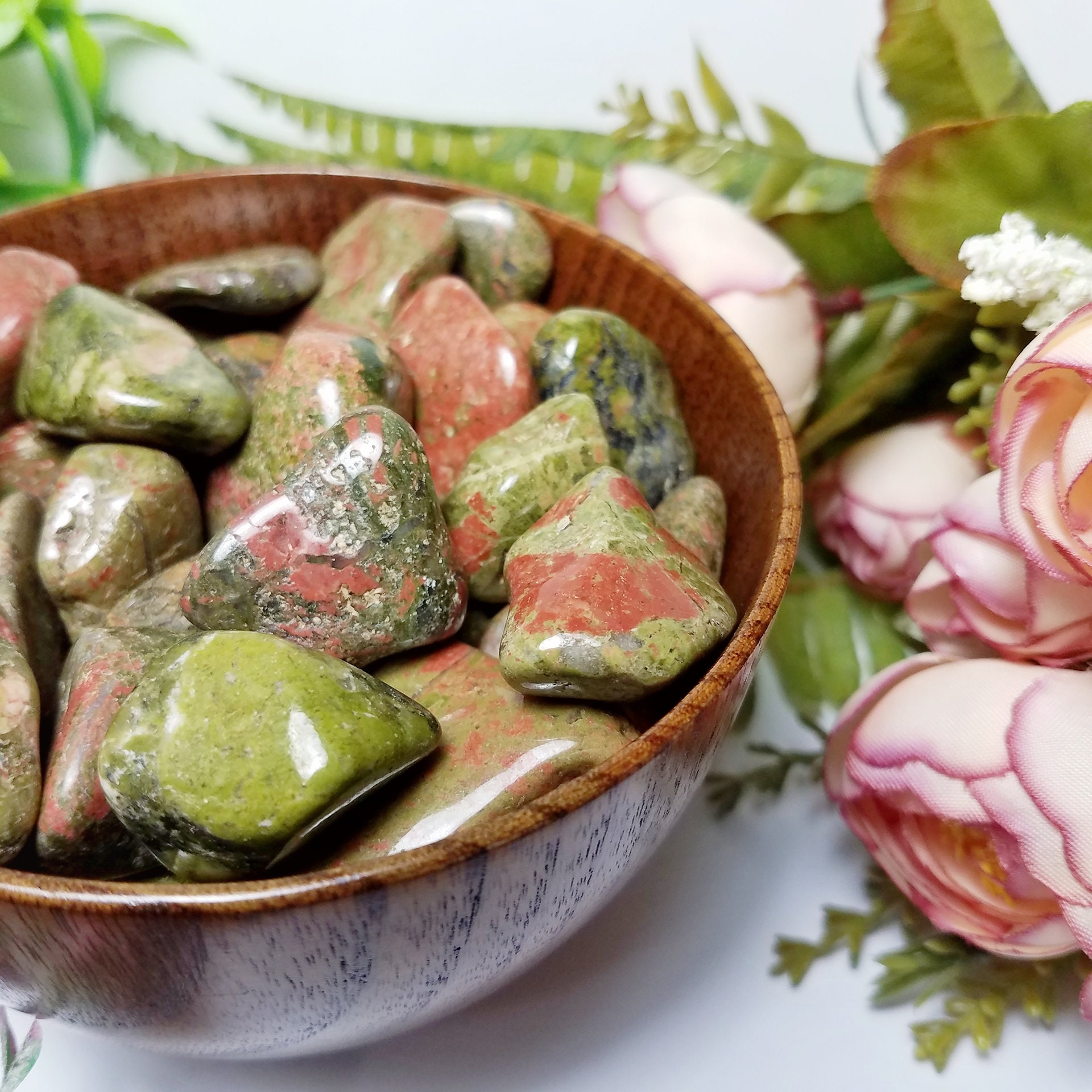 2x Unakite UNAKITE Unakite Jasper Anxiety Relief Headache - Etsy