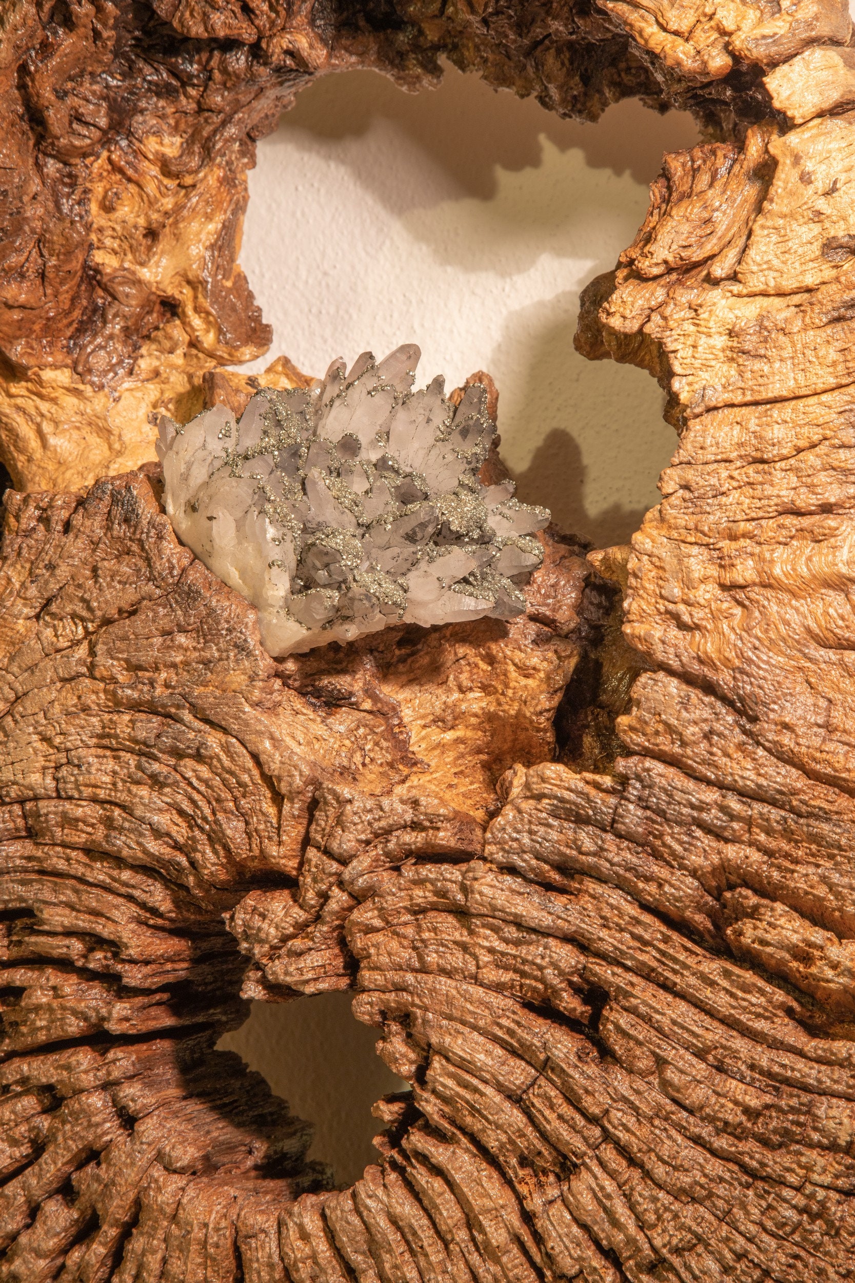 Treasures Do Not Rot - Oak Sculpture With the Mineral - Etsy