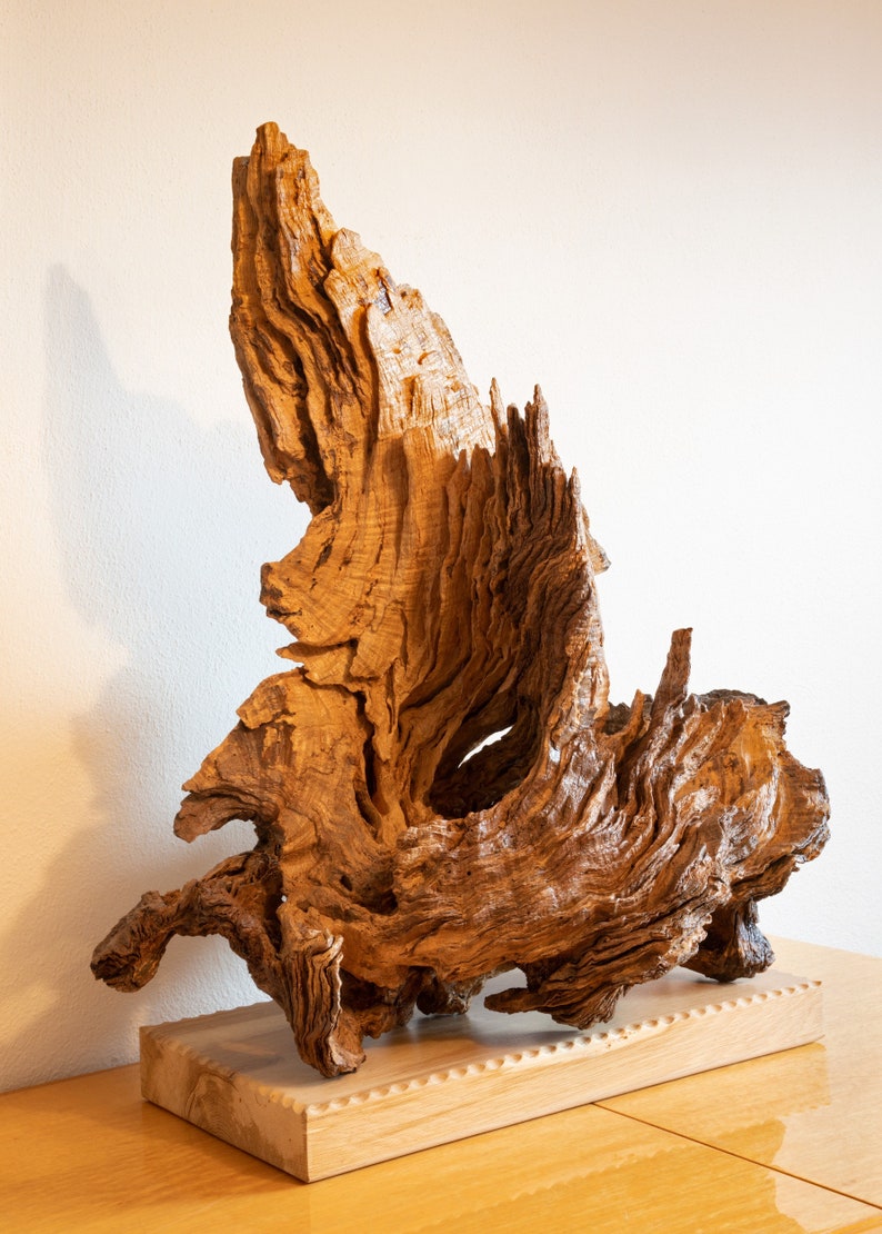 Japanese Style - Oak Organic Decorative Sculpture - Etsy