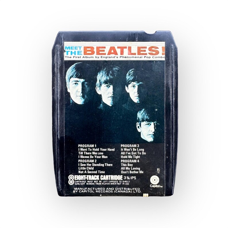 The Beatles Vintage Meet the Beatles 8-track Tape - Etsy